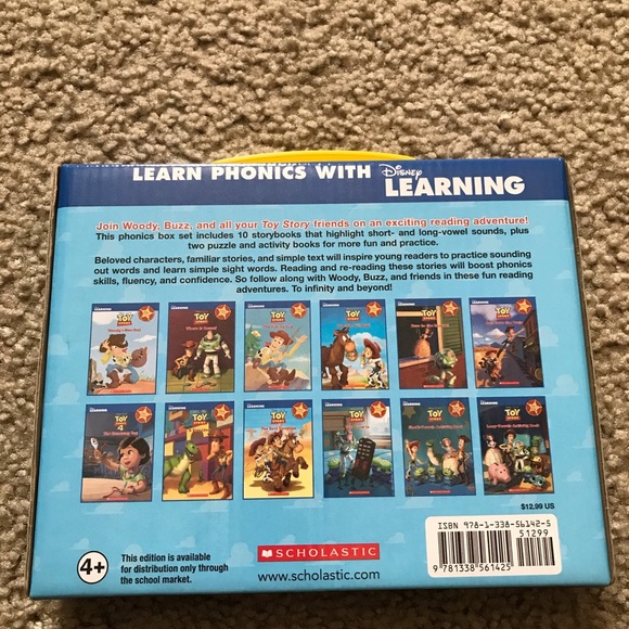 Disney | Toys | Disney Pixar Toy Story Phonics Reading Program | Poshmark